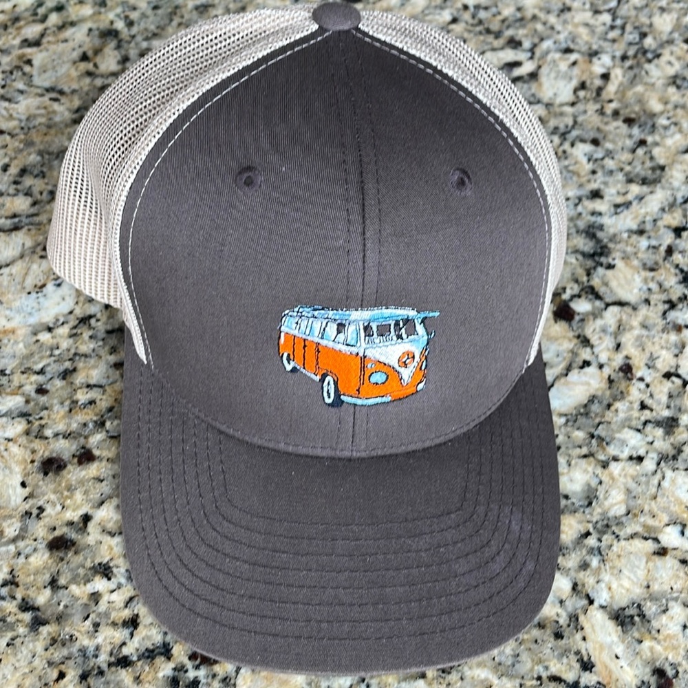 Vw Bus Trucker Style Snapback Baseball Hat Nwot - Gem